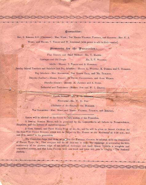 Exit/Old Photographs of Long Preston/Events/Diamond Jubilee 1897 p2