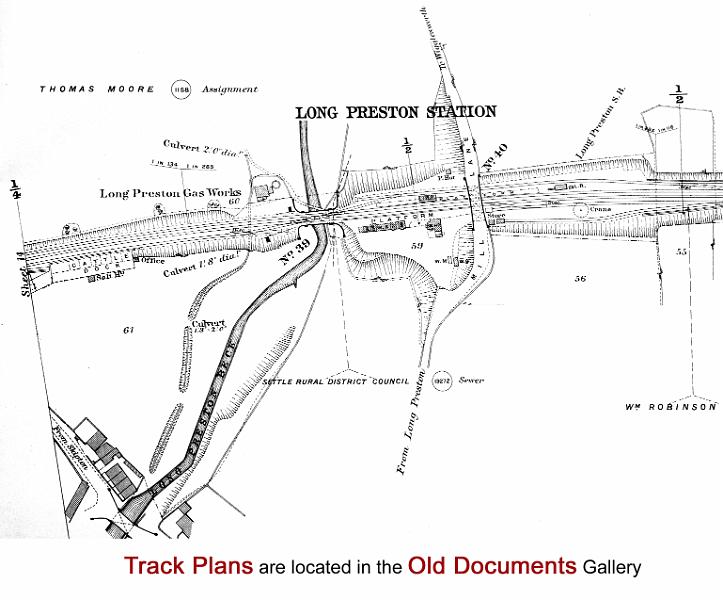 Exit/Old Photographs of Long Preston/Transport/Railway/Track Plans